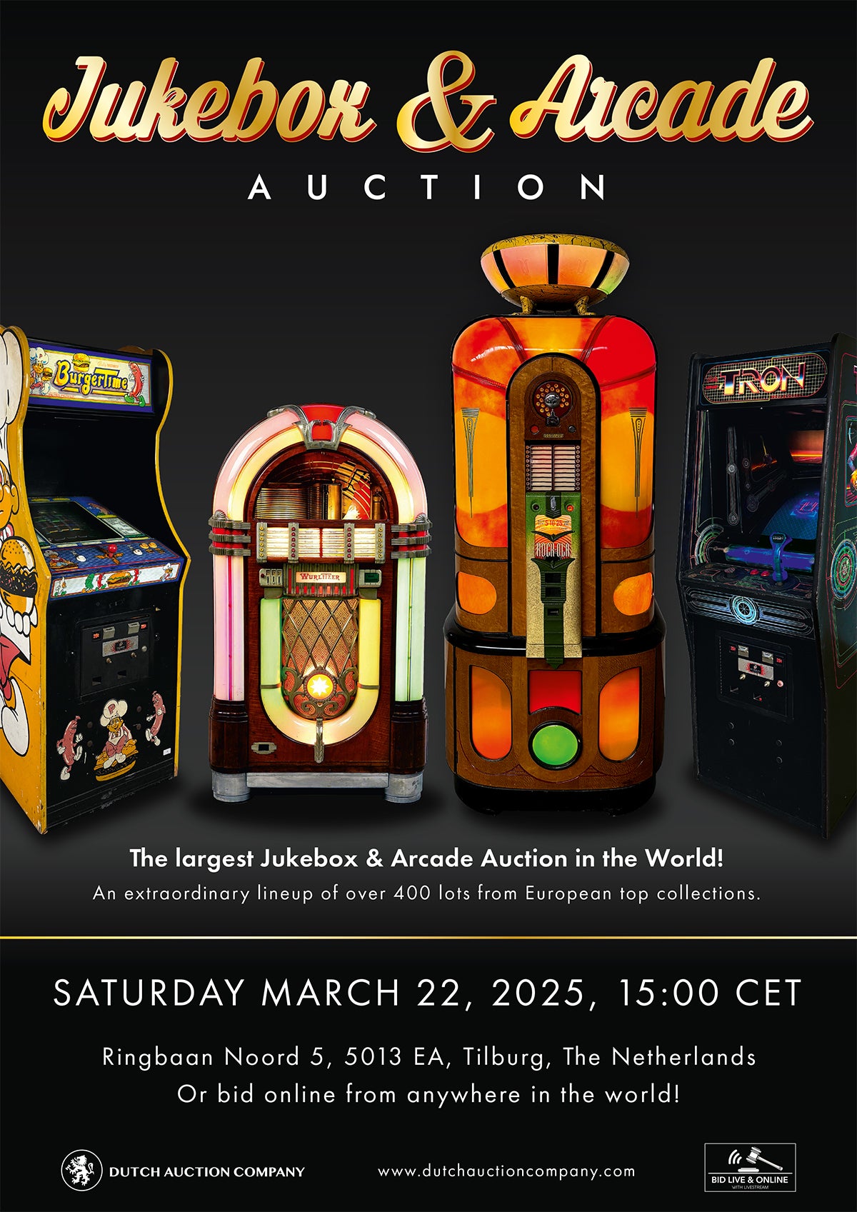 Catalog Jukebox & Arcade Auction 22 March 2025 – The Dutch Auction ...